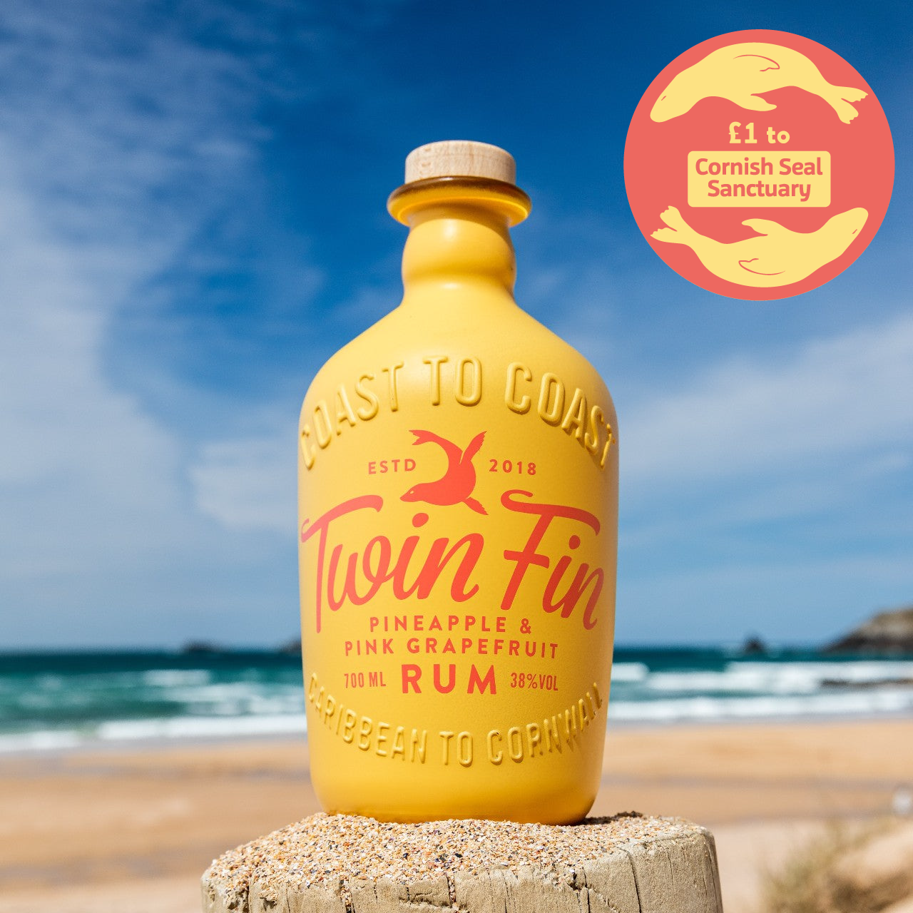 Twin Fin Pineapple & Pink Grapefruit Rum – Twin Fin Rum